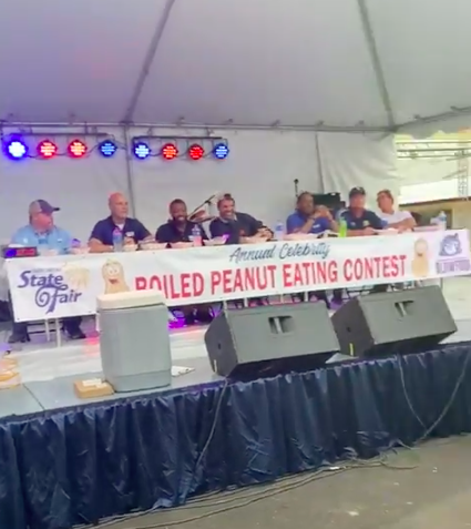 LC Sheriff Jay Koon wins Blowfish Boiled Peanut Eating Contest at SC ...